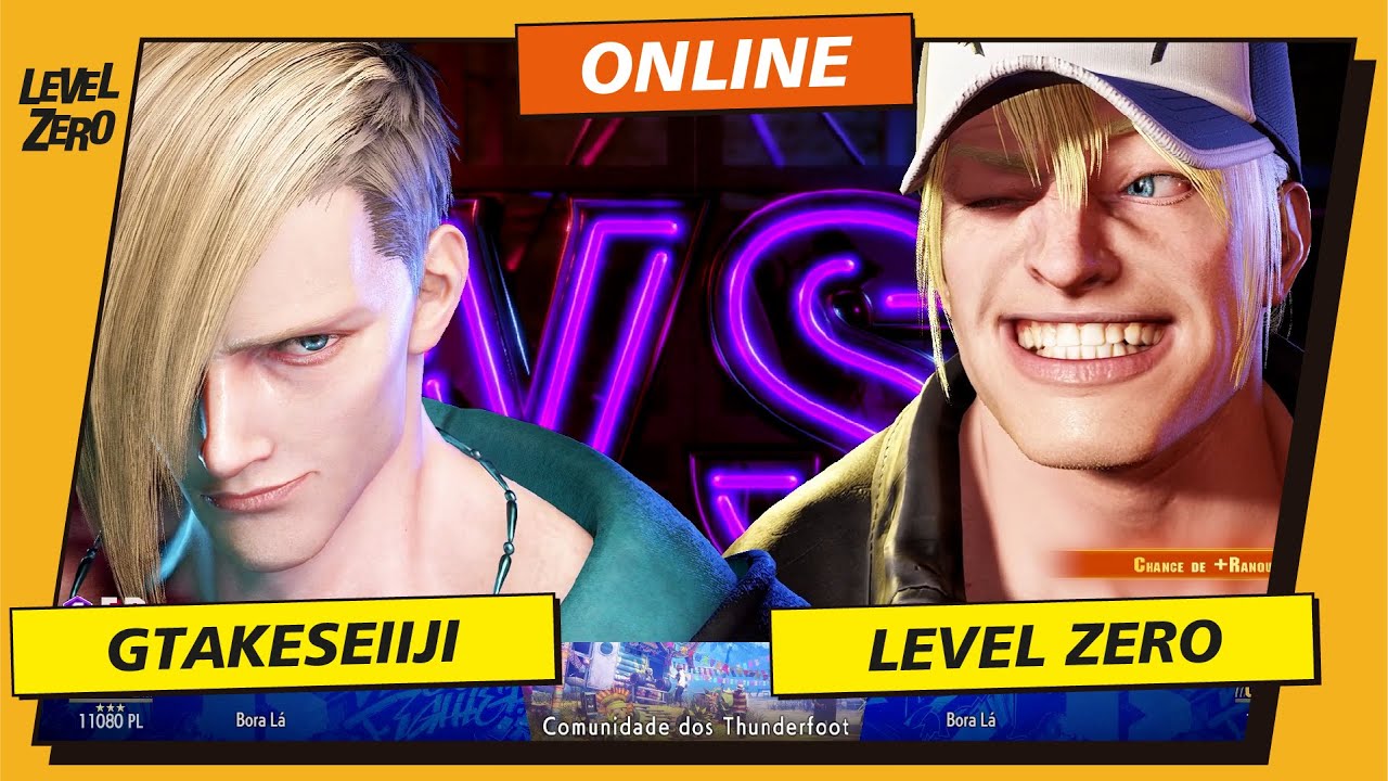 STREET FIGHTER 6 - GTAKESEIIJI ( Ed ) VS ( Terry ) LEVEL ZERO - ONLINE VERSUS - YouTube