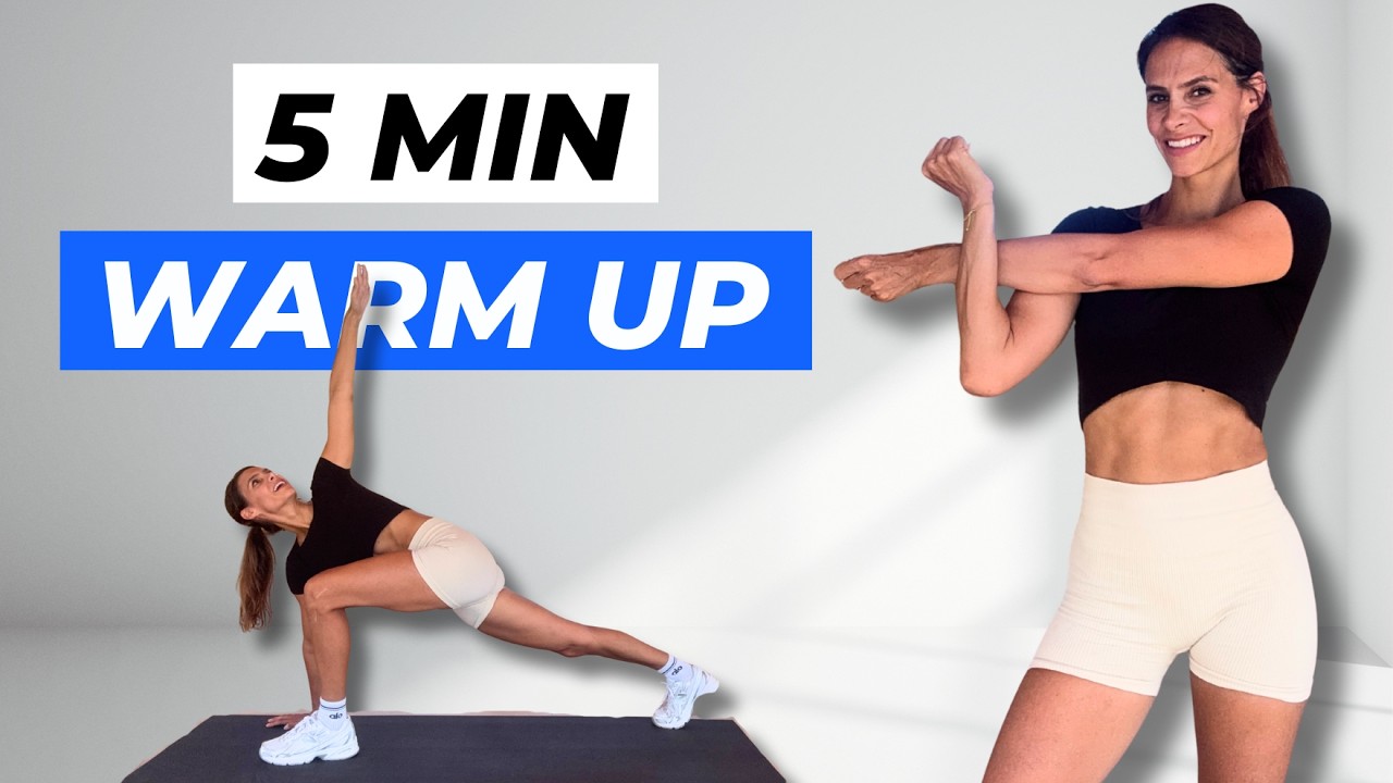5 MIN WARM UP EXERCISES BEFORE AT HOME WORKOUT - YouTube