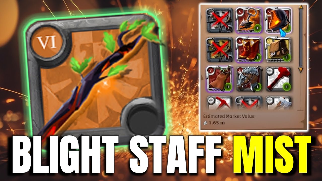 3 LEGENDARY CHESTS!!! Blight Staff Mist Build | Solo Albion Online PvP ...