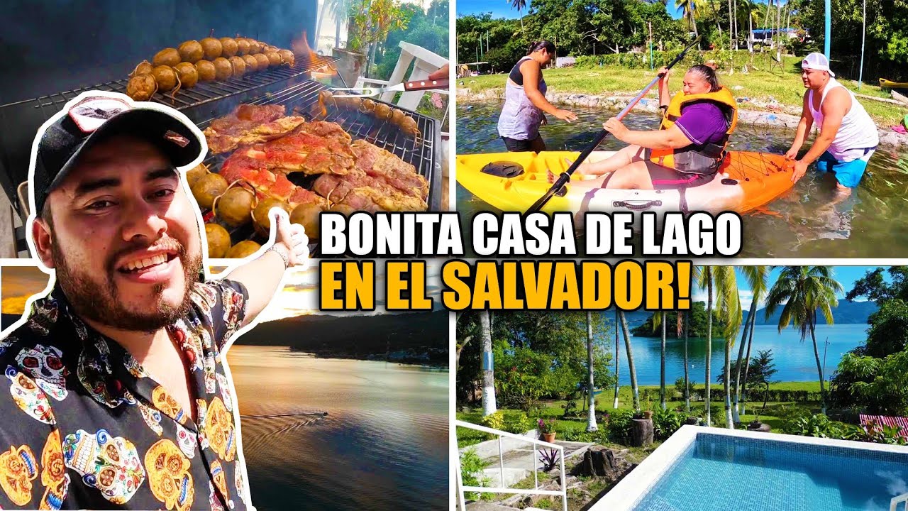 Casa de Lago MÁS BARATA y Hermosa en Apulo EL SALVADOR 🇸🇻 🏝️ Las ...