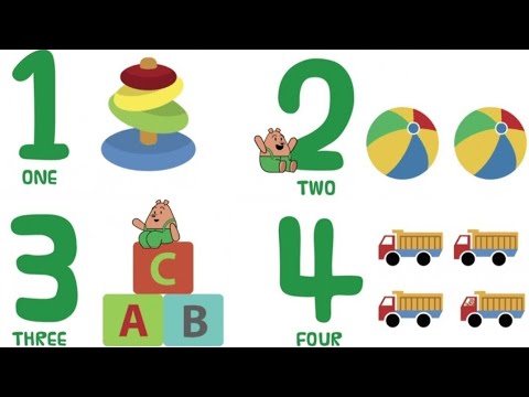 Number words 1 to 10 | Numbers with spelling 1 to 10 #cartoon # ...