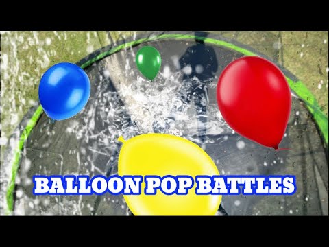 Best Satisfying Balloon Pop Battles! - YouTube