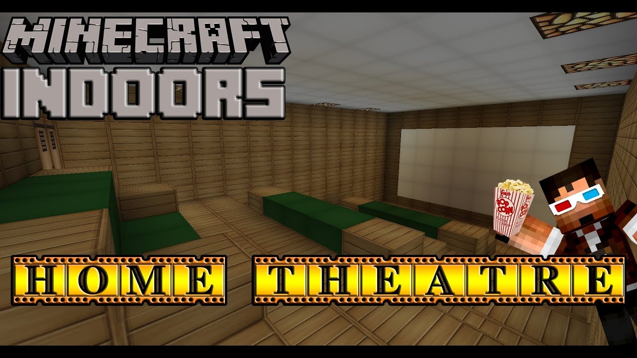 Modern Minecraft Home Theater