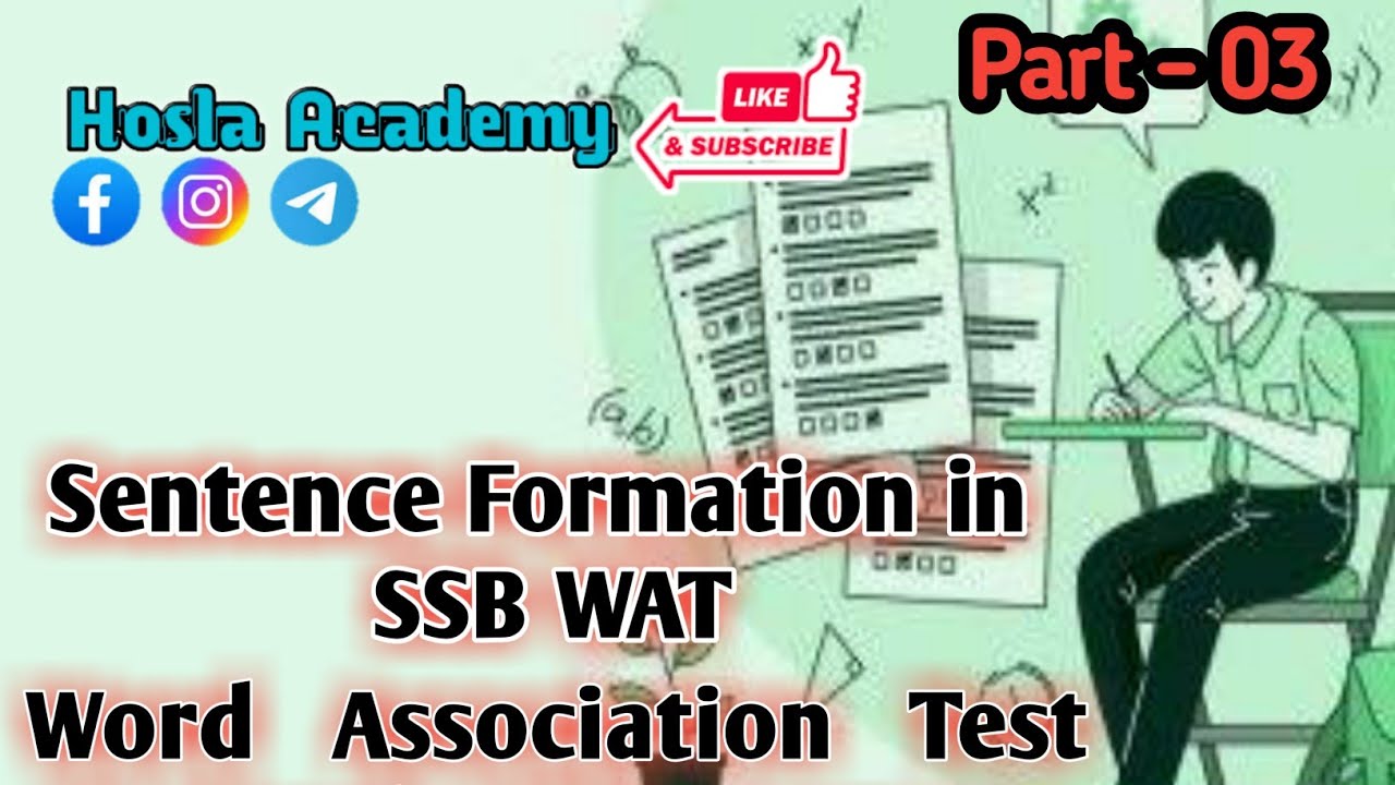WAT IN SSB PSYCHOLOGY TEST WORD ASSOCIATION TEST WAT SSB PRACTICE WAT ...