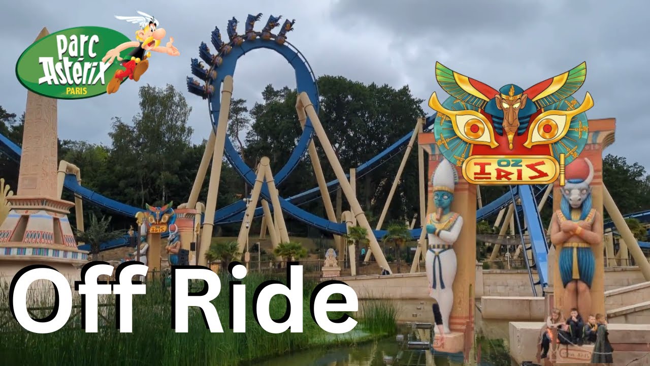 Oz Iris Roller Coaster (Off Ride) - 2024 - Parc Asterix - YouTube