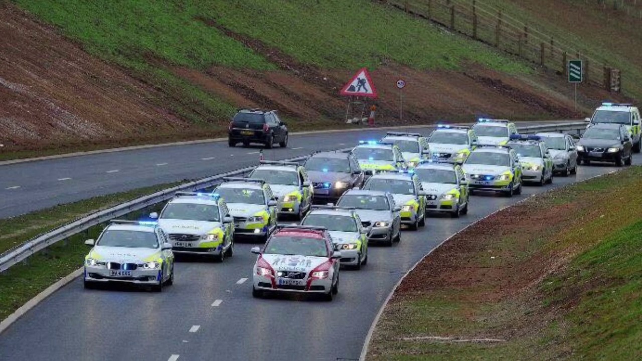 LED Univisor Emergency Service illuminated visor sign LED bright - YouTube