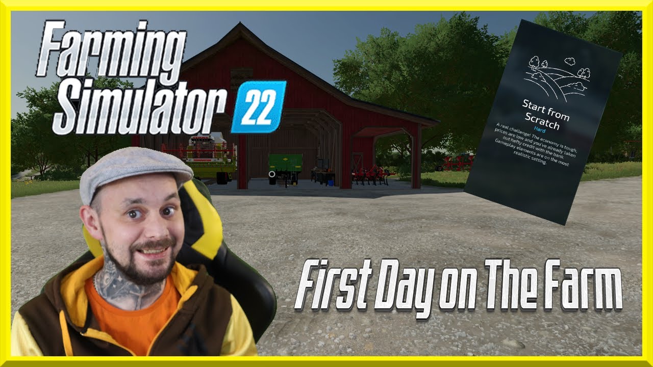 Farming Simulator 22: Start from Scratch Episode 1: First Day On The ...