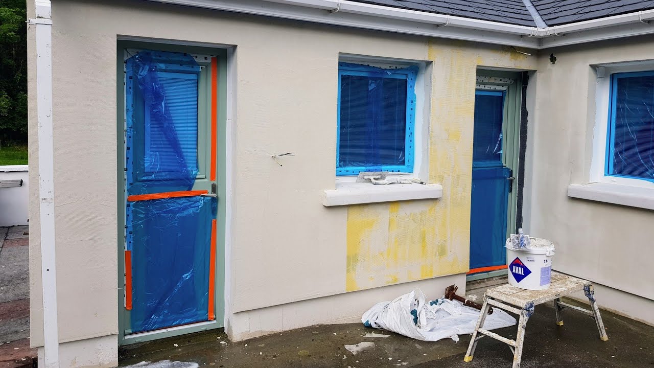 How to do Base Coat Project 1 part15 Retrofitting a house. - YouTube