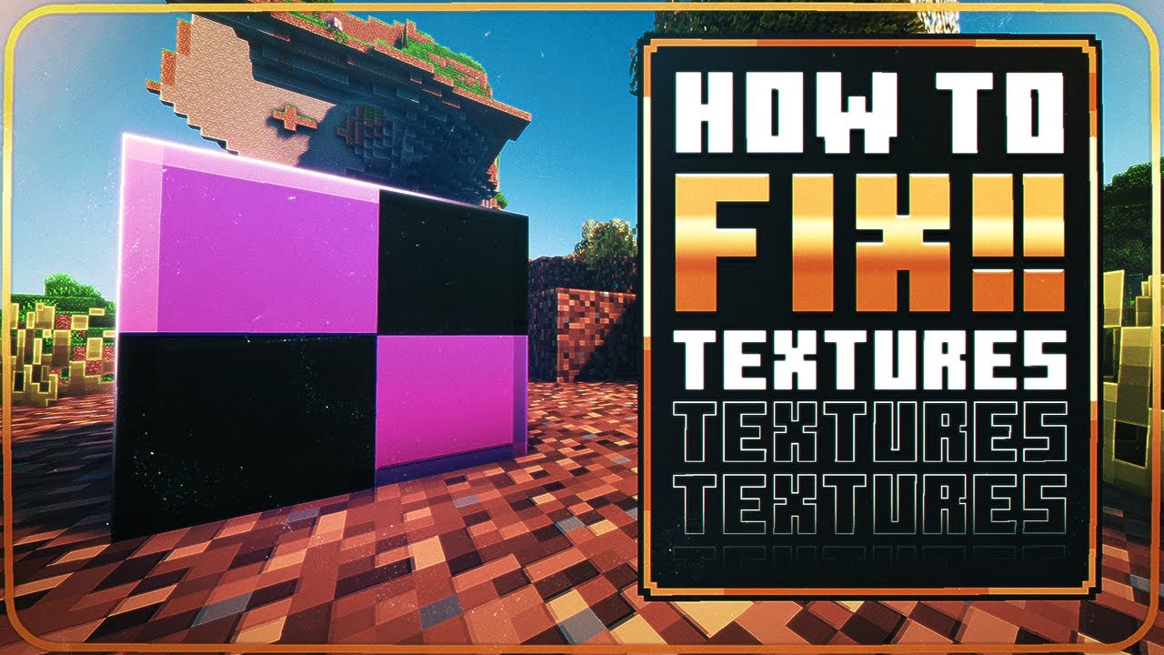 Minecraft 1.13+ | How to fix textures missing (New Default) - YouTube