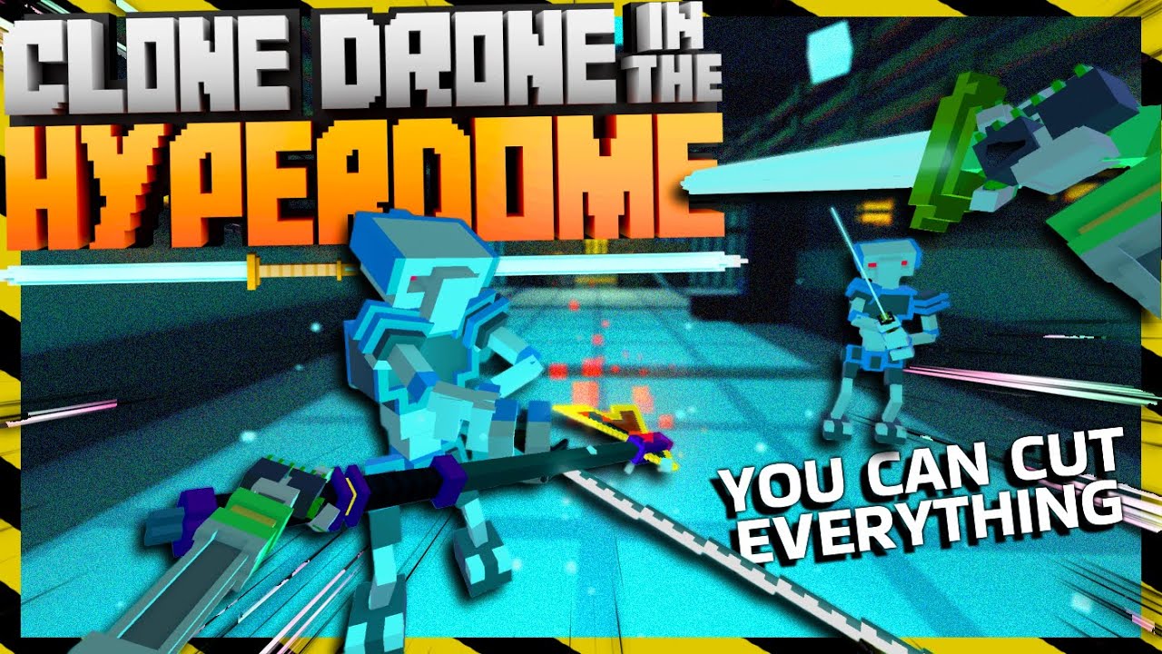 The BEST VR VOXEL Fighting Game | Clone Drone in the Hyperdome VR - YouTube