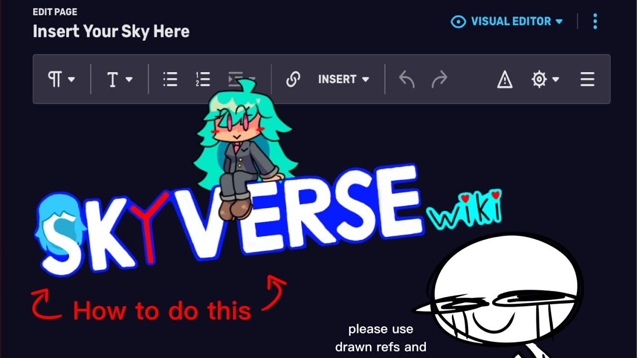 How to make your own page on the Skyverse Wiki [READ DESC] - YouTube