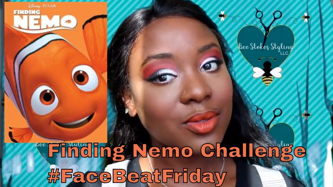 Finding Nemo makeup challenge #FaceBeatFriday - YouTube
