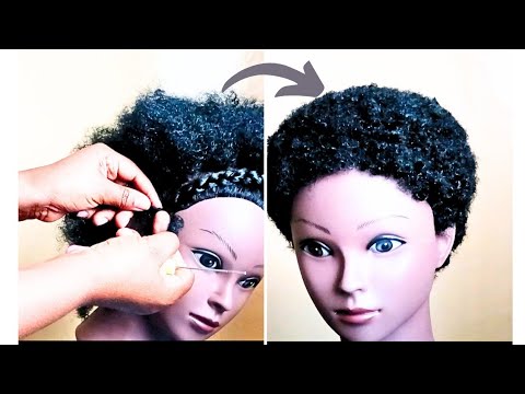 Tried Tiktok Low cut Crochet Hairstyle for the First Time | No Glue ...