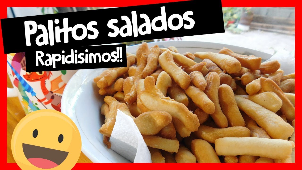 Palitos salados como los hace la abuela - con tres ingredientes - YouTube