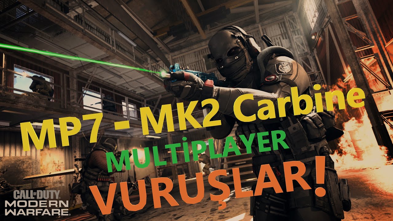 MULTİPLAYER SHOT'S - MP7 - MK2 CARBİNE - [COD:WARZONE] - YouTube
