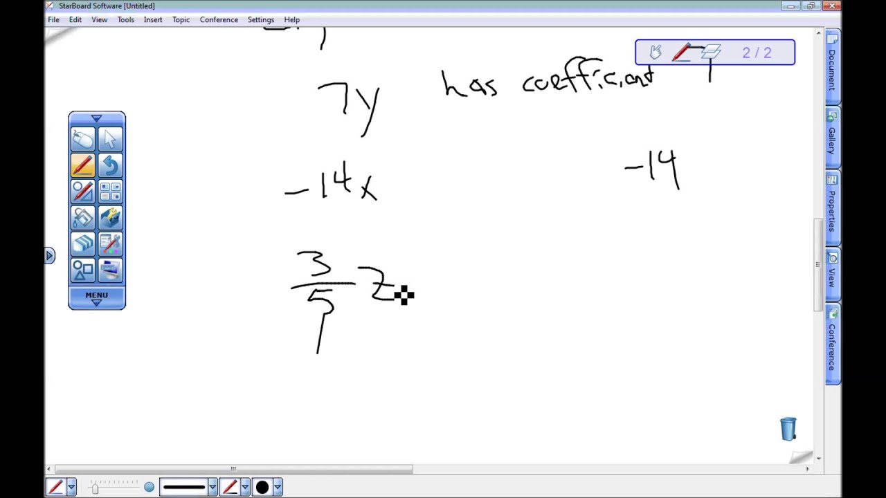 Terms and Coefficient Definitions - YouTube