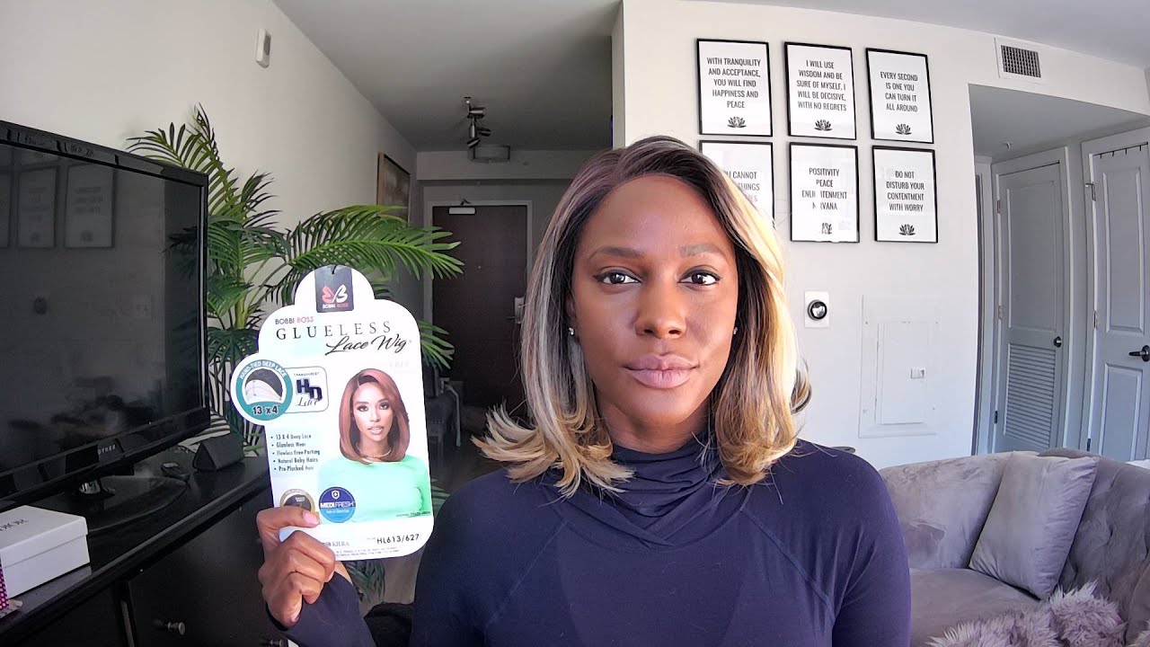 A Perfect Blonde Bob! Bobbi Boss Lace wig Kiera - YouTube