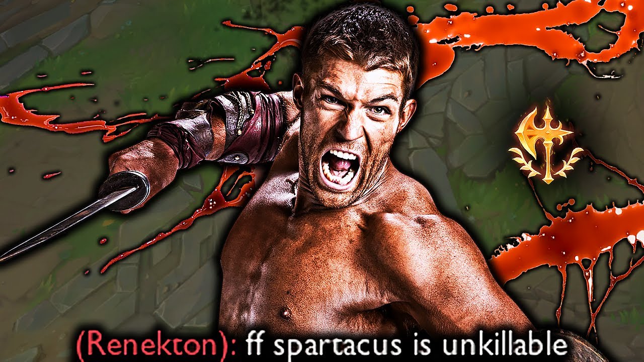 SPARTACUS IS IN LEAGUE OF LEGENDS NOW??? - YouTube