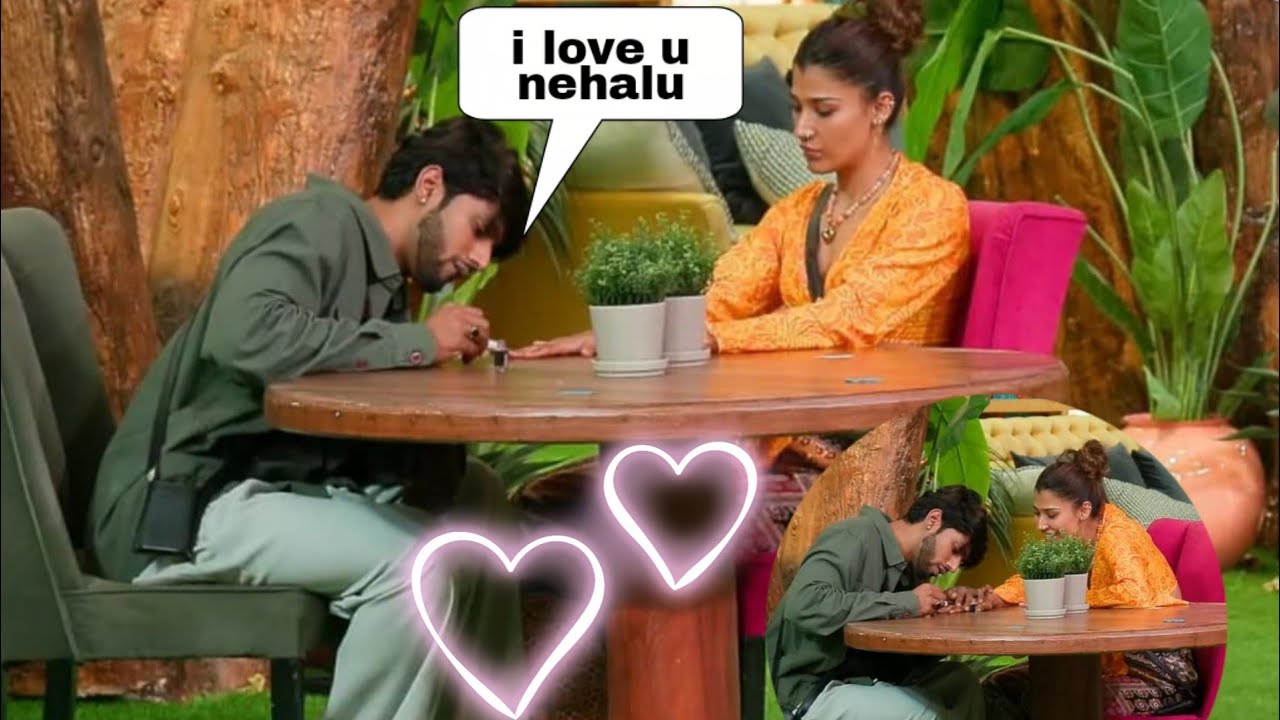 Bigg Boss 19 Basser Ali romance with Nehal,Baseer Nehal aaye close ...
