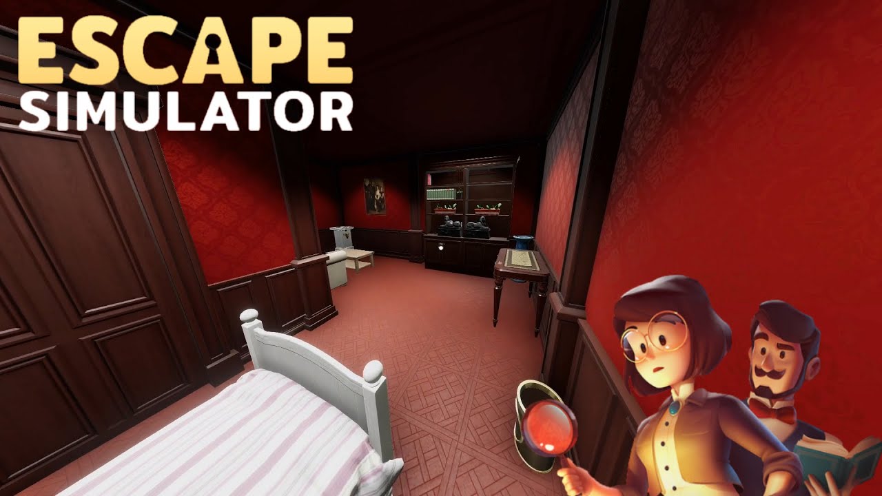Escape Simulator - The Scarlet Room - YouTube
