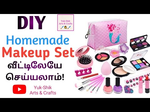 diy makeup set/how to make makeup kit at home @yukshikartsandcrafts ...