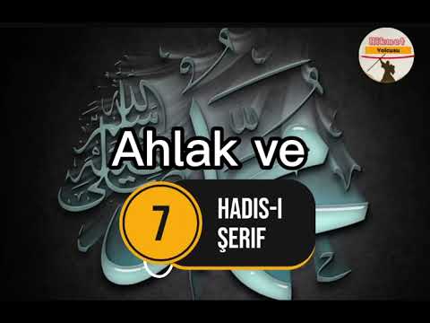 Hadisler de  Ahlak