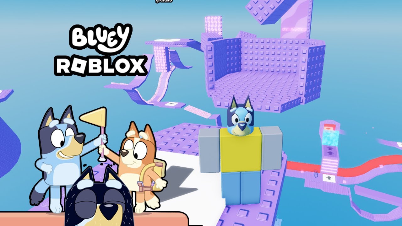 BLUEY GET THE BEST RECORD ON IMPOSSIBLE OBBY in ROBLOX - YouTube