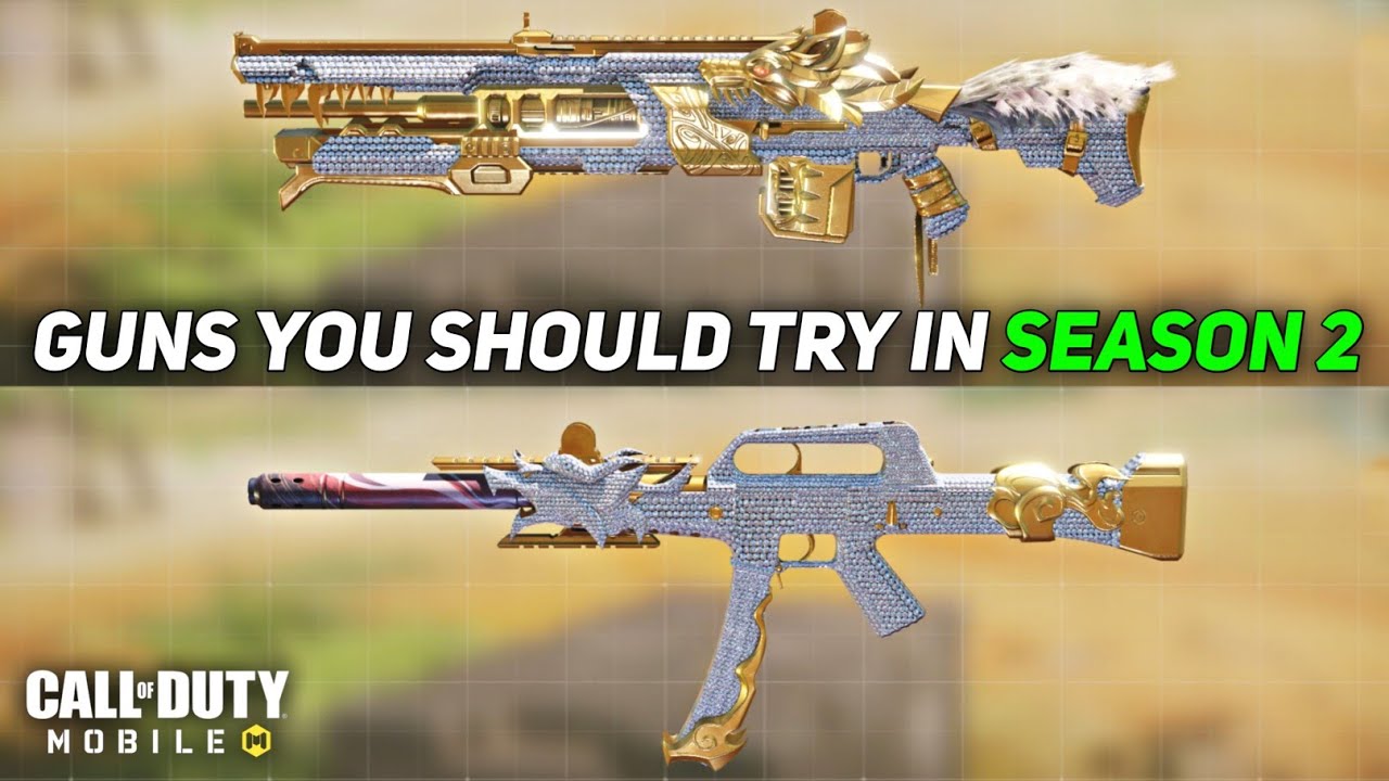 Guns you should try in CODM Season 2 (With it's best Gunsmith) # ...