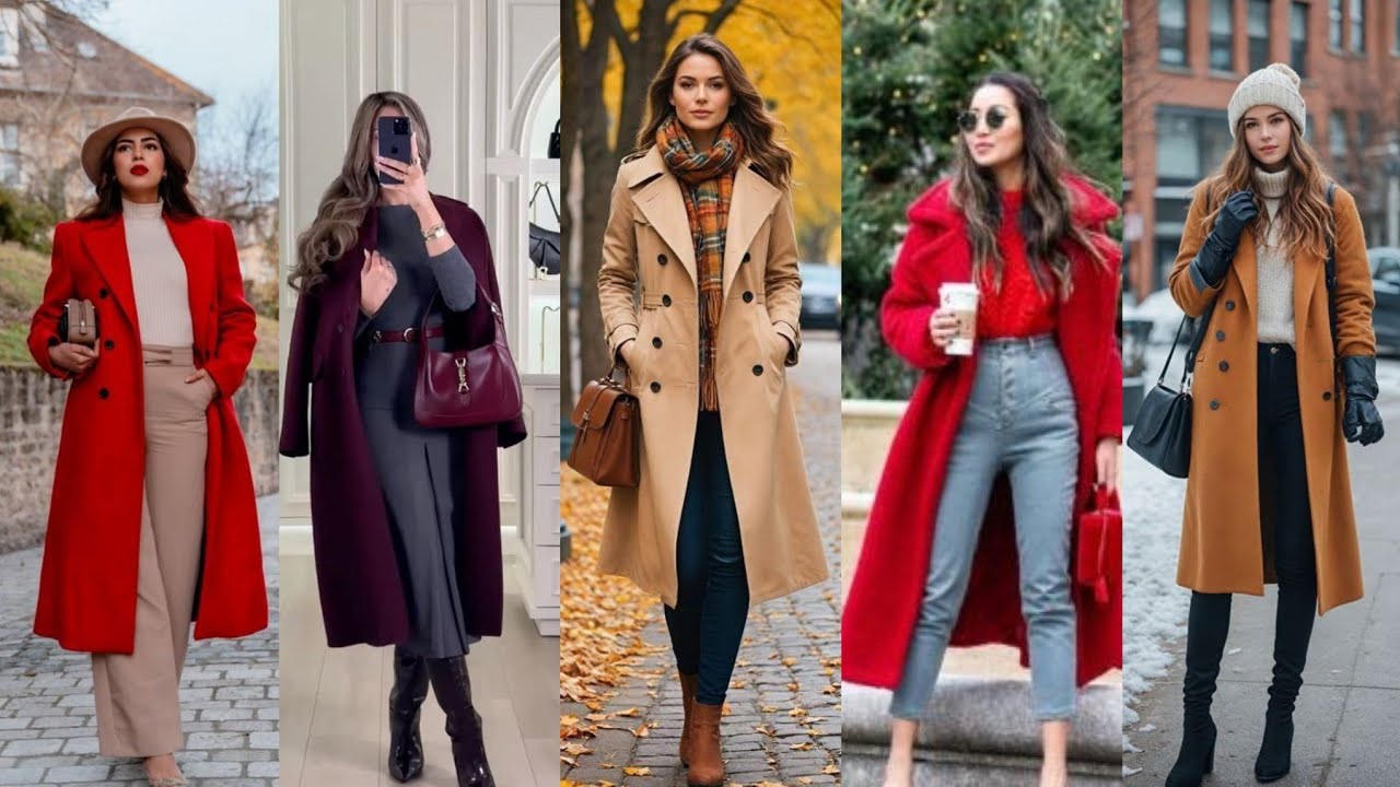 Chic and Trendy Long Coat Designs for a Stylish Look - YouTube