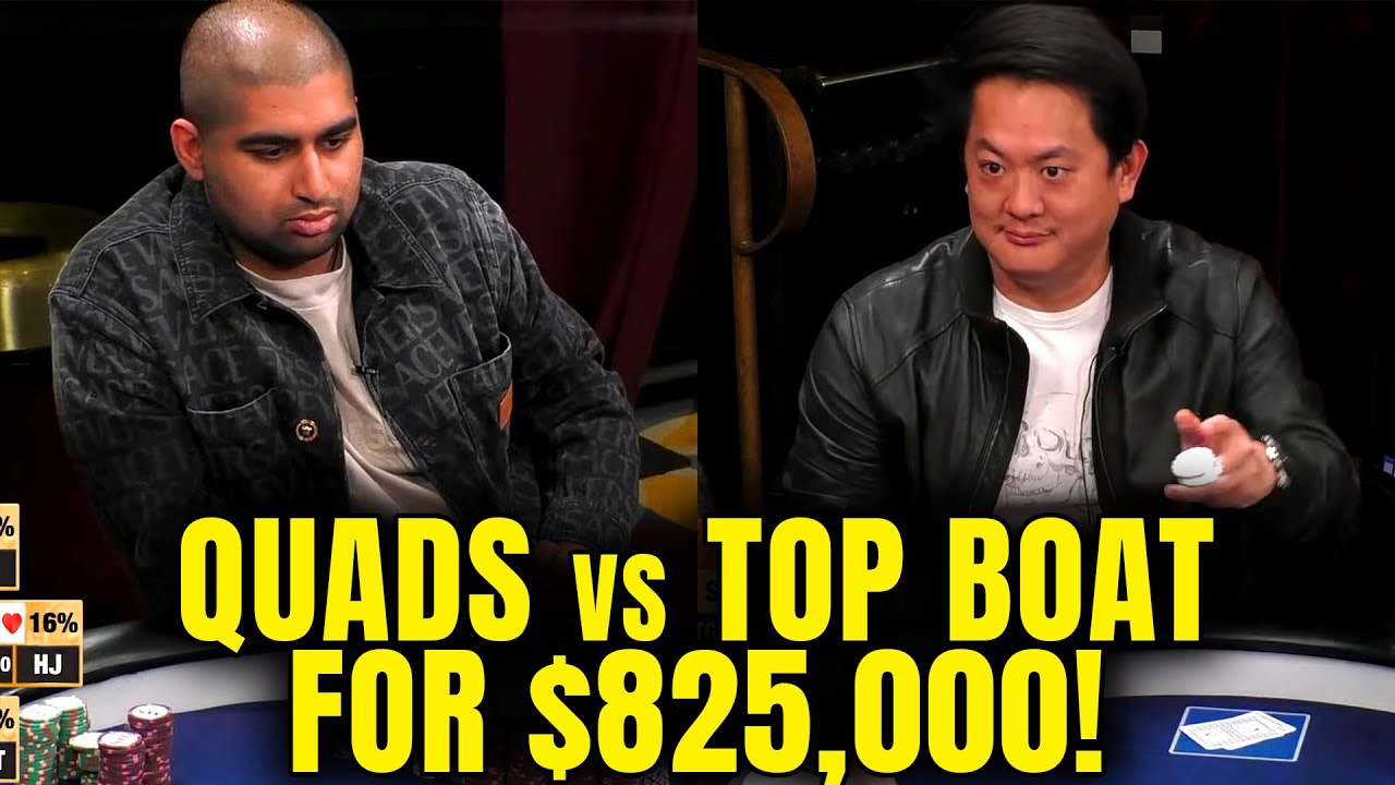 $825,000 POT ft. Nik Airball and BlankCheck Ben is SICKEST EVER ...