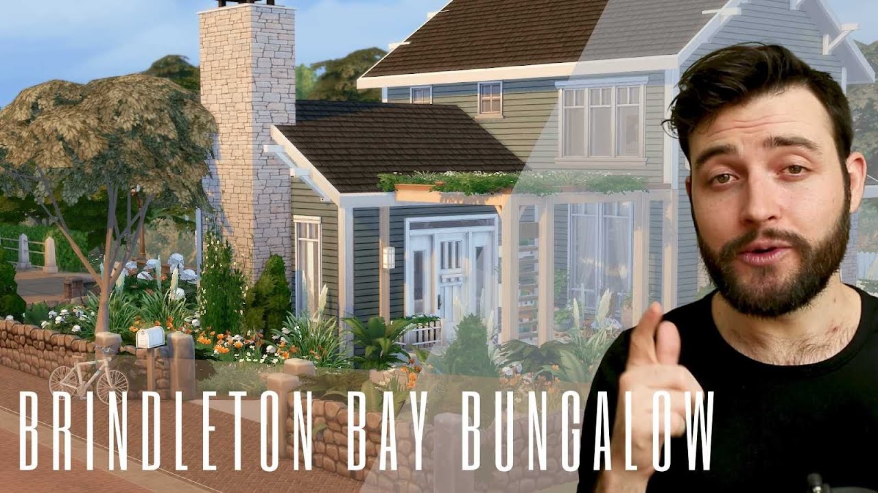 Brindleton Bay Bungalow | Sims 4 Speed Build - YouTube
