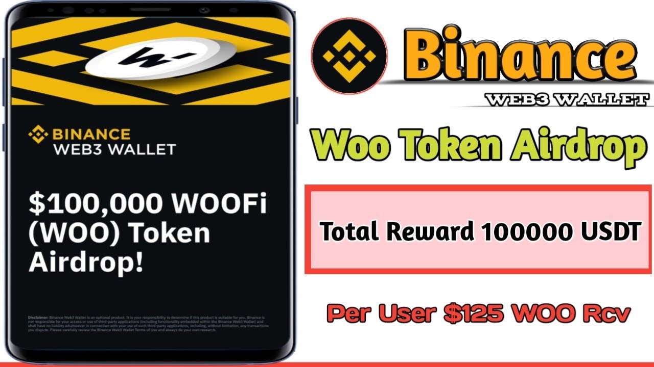 Binance Web3 Wallet Airdrop || $100,000 in WOOFi WOO Token Up for Grabs ...