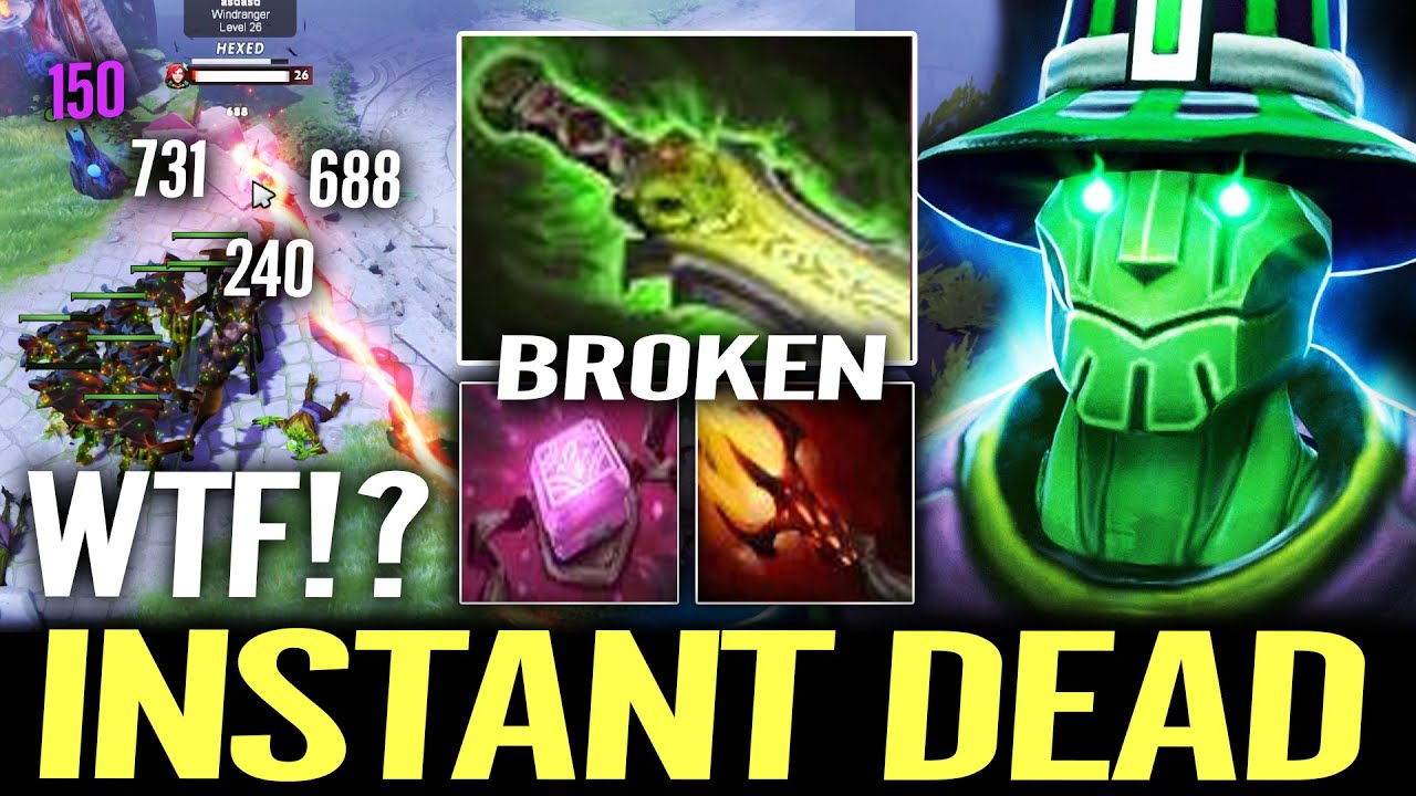 Instant Dead Combo - 1 Shot Rubick 7.33 Meta Ethereal Blade + Dagon 5 ...