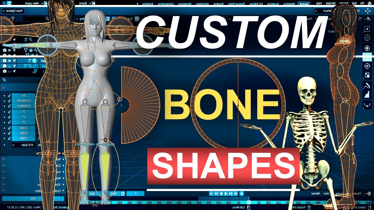 Blender 2 82 Custom Bone Shapes In 30 Seconds YouTube Blender 2 82 Custom Bone Shapes In 30 Seconds YouTube