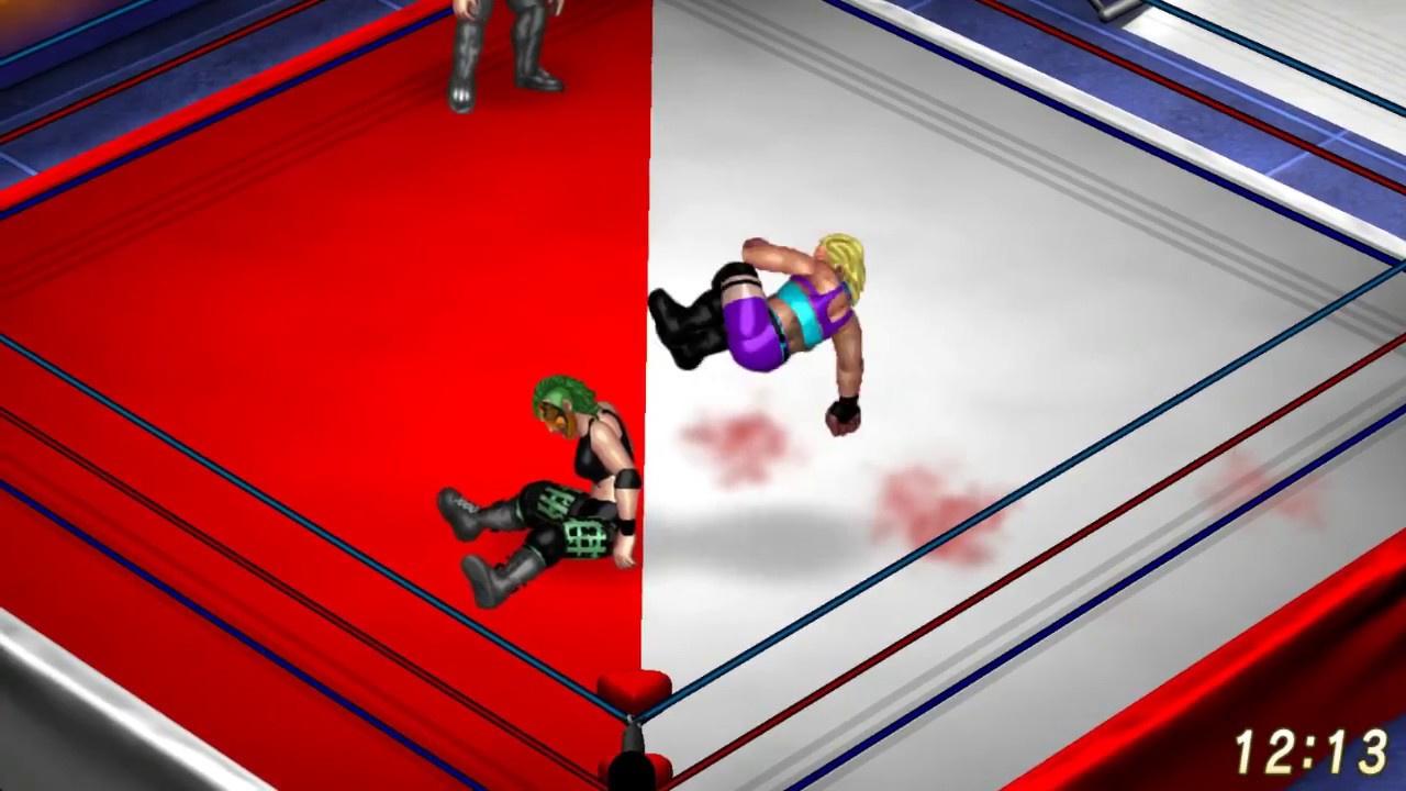 Fire Pro Wrestling World - Sage Sin vs Jewells Malone - YouTube