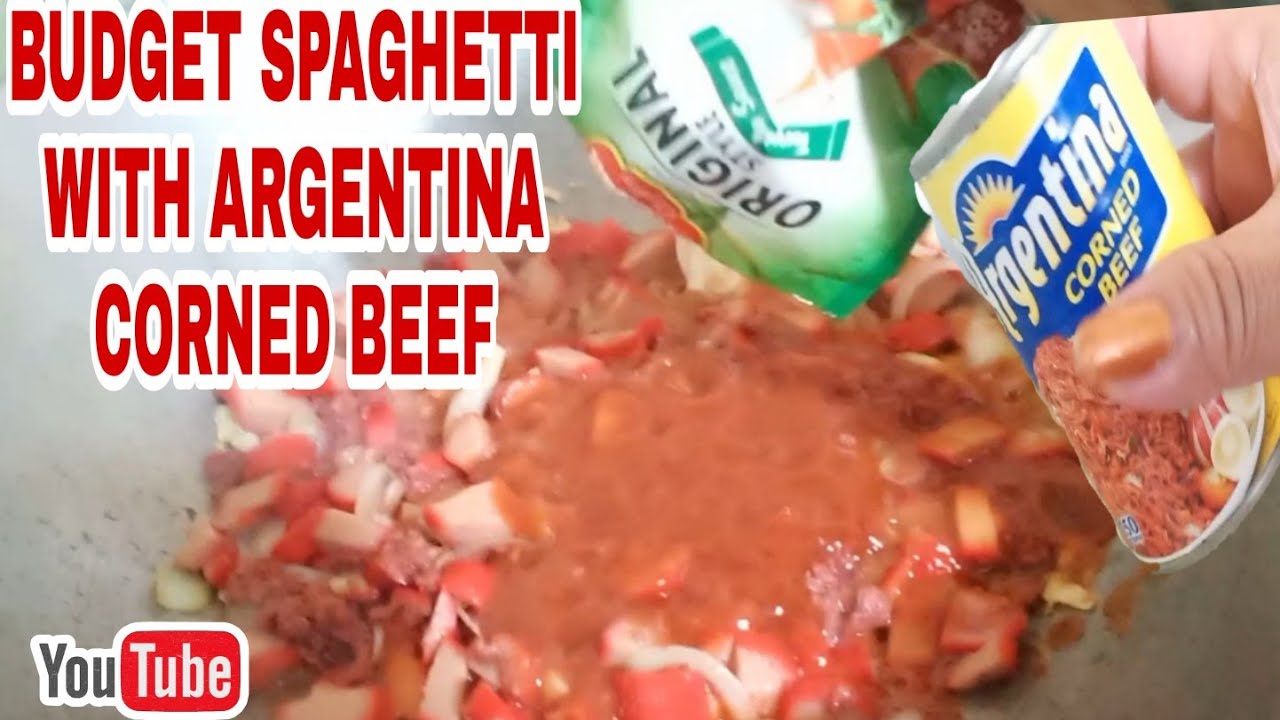 SPAGHETTI WITH ARGENTINA CORNED BEEF RECIPE/omega08 - YouTube