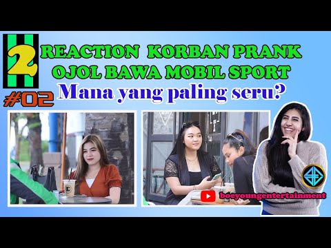Prank Ojol | 2 Reaction Korban Prank Ojol Agogo Violin Naik Mobil Sport part 2 #pranklucu