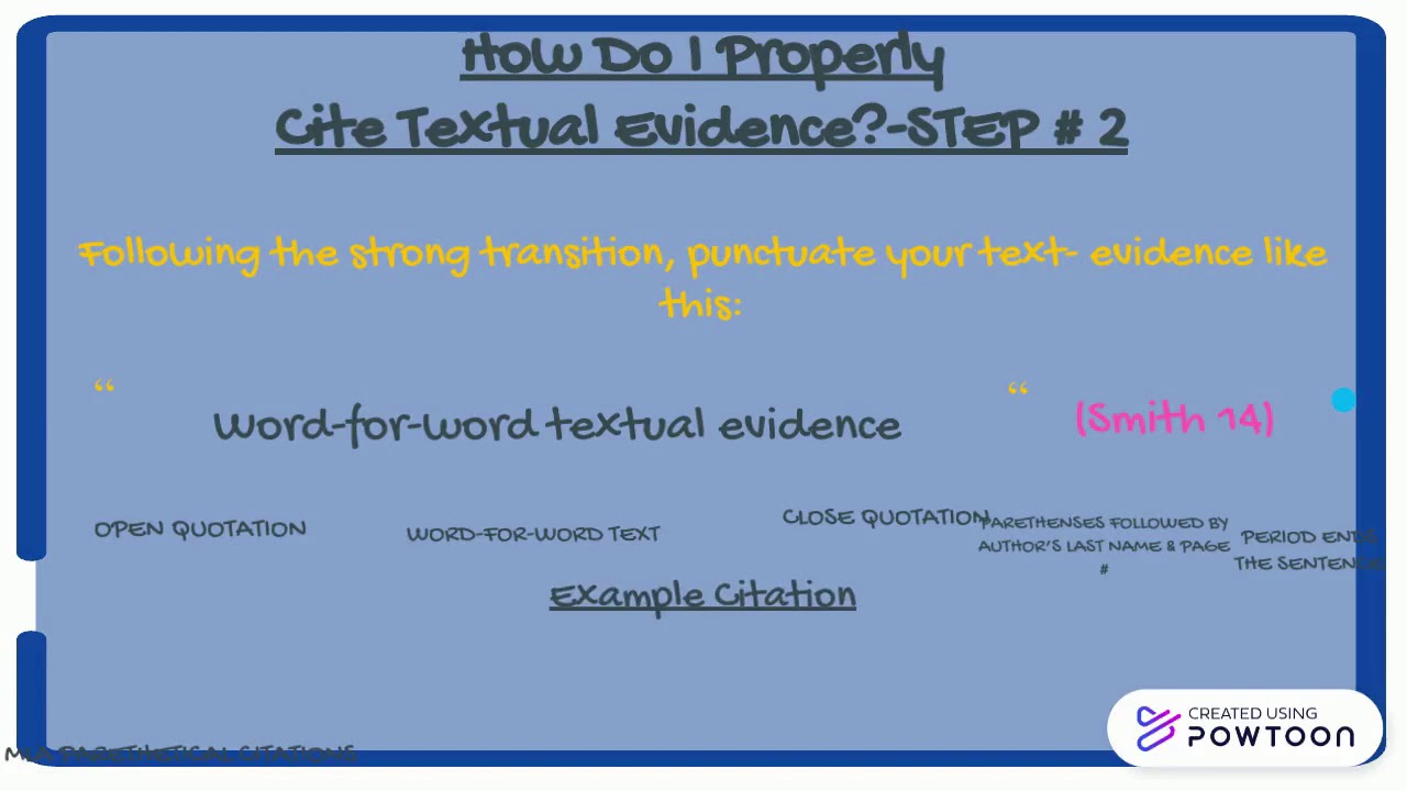 2-Citing Text Based Evidence- Mini-Lesson.pptx - YouTube