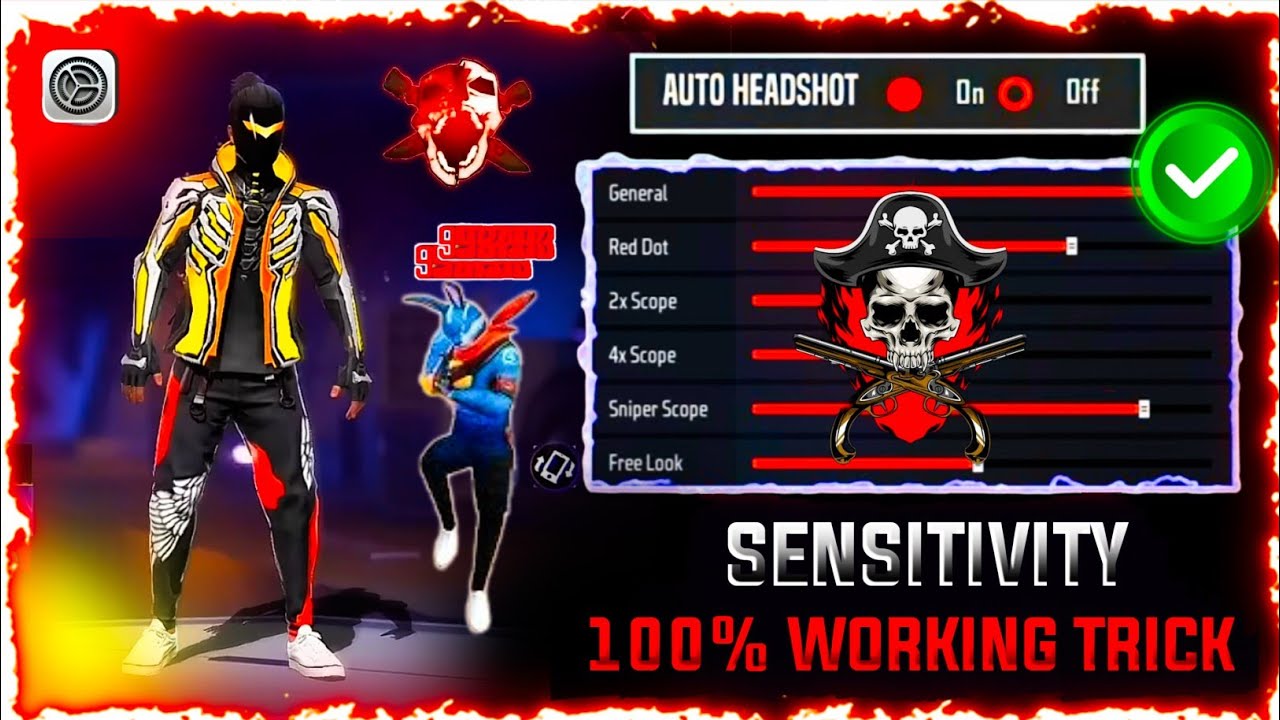 All Gun Headshot Sensitivity Setting After New OB46 Update | Free Fire ...