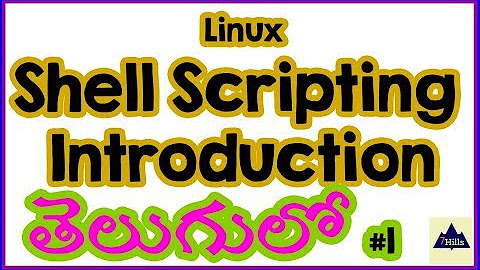 Shell Scripting In Telugu - YouTube