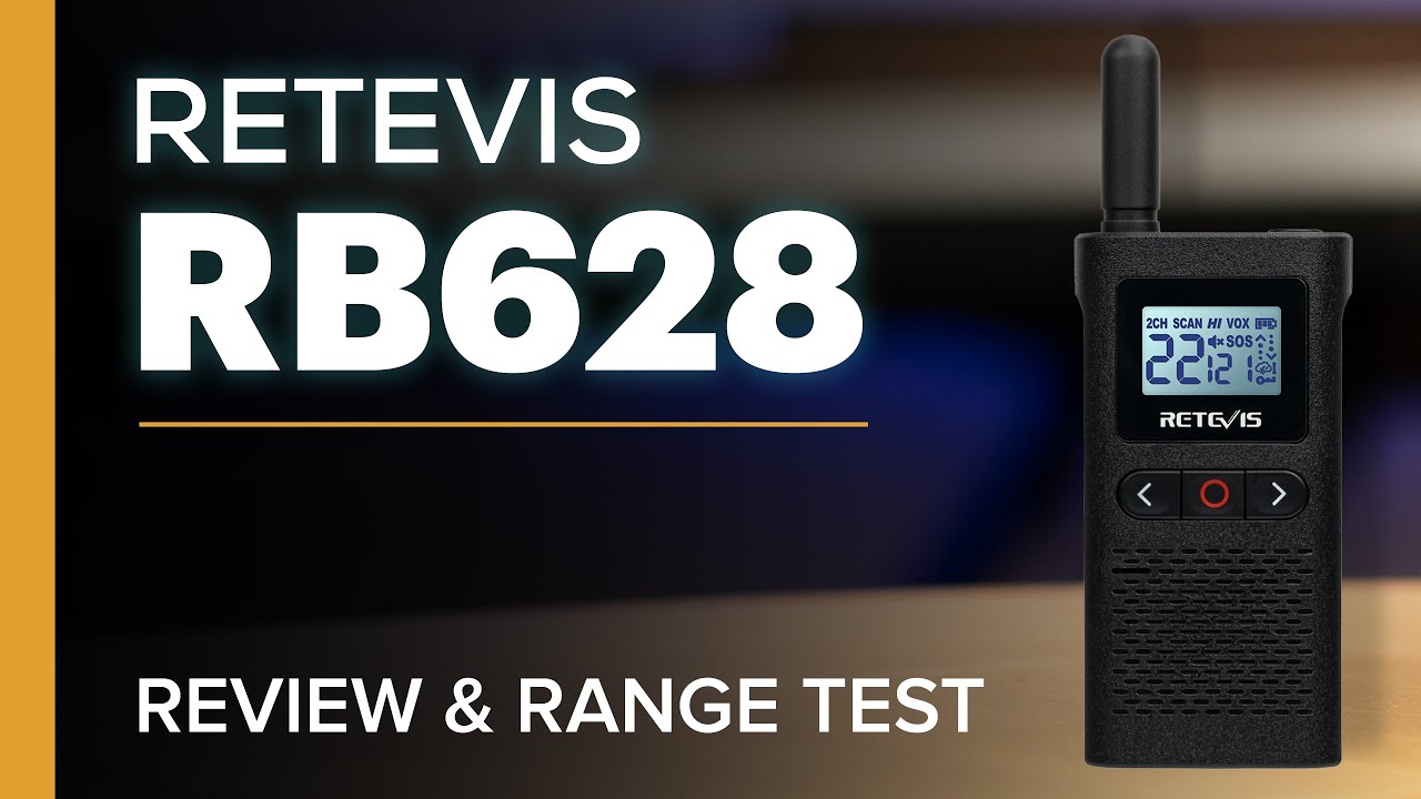 Retevis RB628 / RB28 - Walkie Talkie Review & Range Test - YouTube