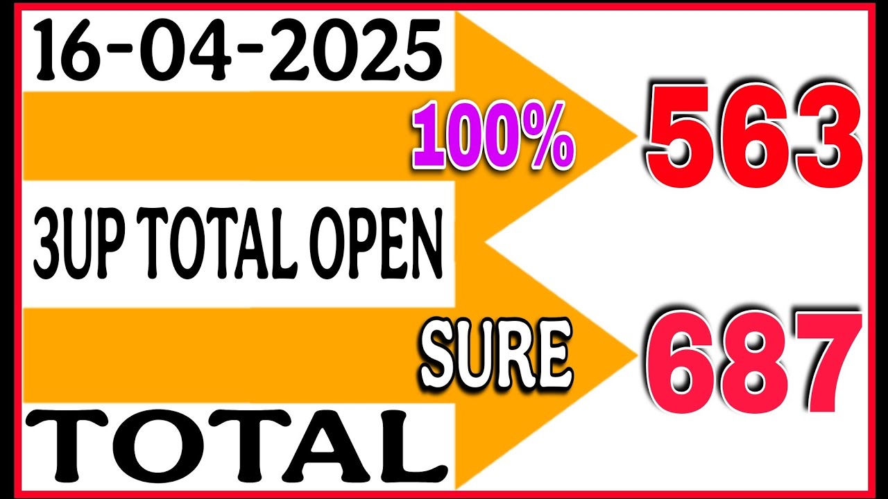3UP FIX NON MISS CUT TOTAL PAPER OPEN ONLY ONE HIT TOTAL OPEN FOR 3UP ...