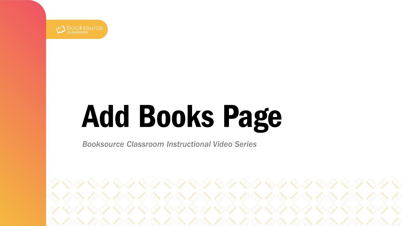 Add Books Page - YouTube