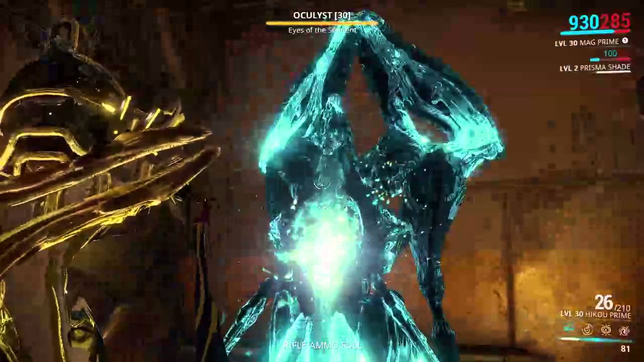 Warframe - Stalking Oculyst Glitch? - YouTube