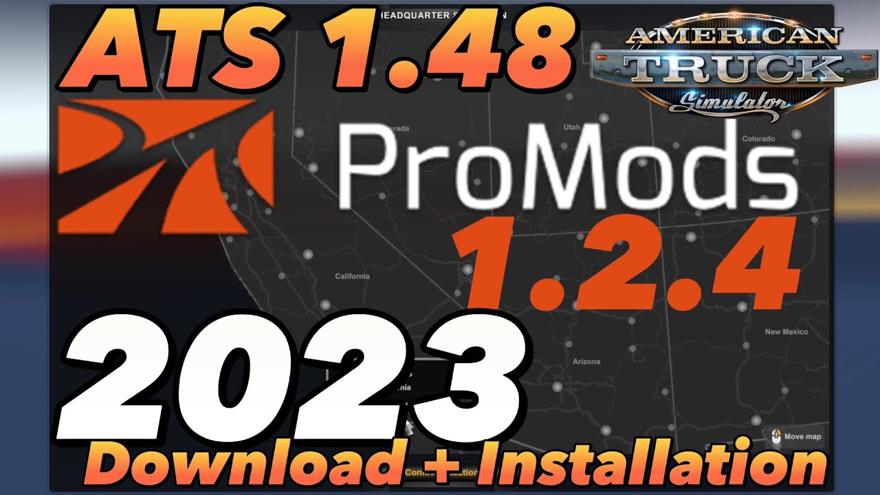 ATS 1.48 Canada Promods 1.2.4 Update Download + installation Step by ...
