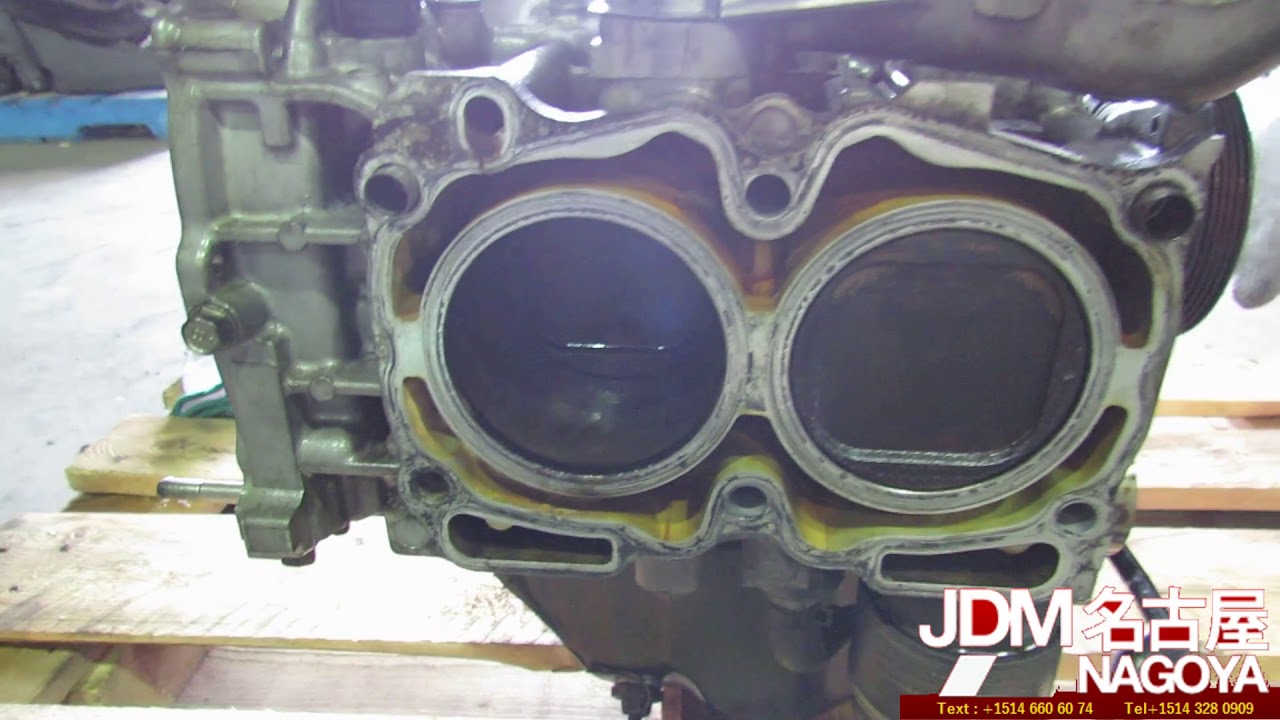 JDM Subaru WRX STi GC8 EJ207 V6 Short Block Rotating - YouTube