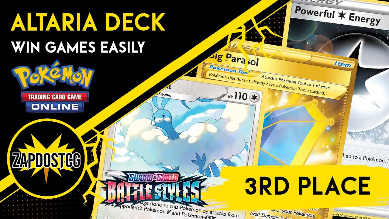 3RD Place Anti Meta Altaria Deck Wins Games By Doing NOTHING! (Pokemon ...