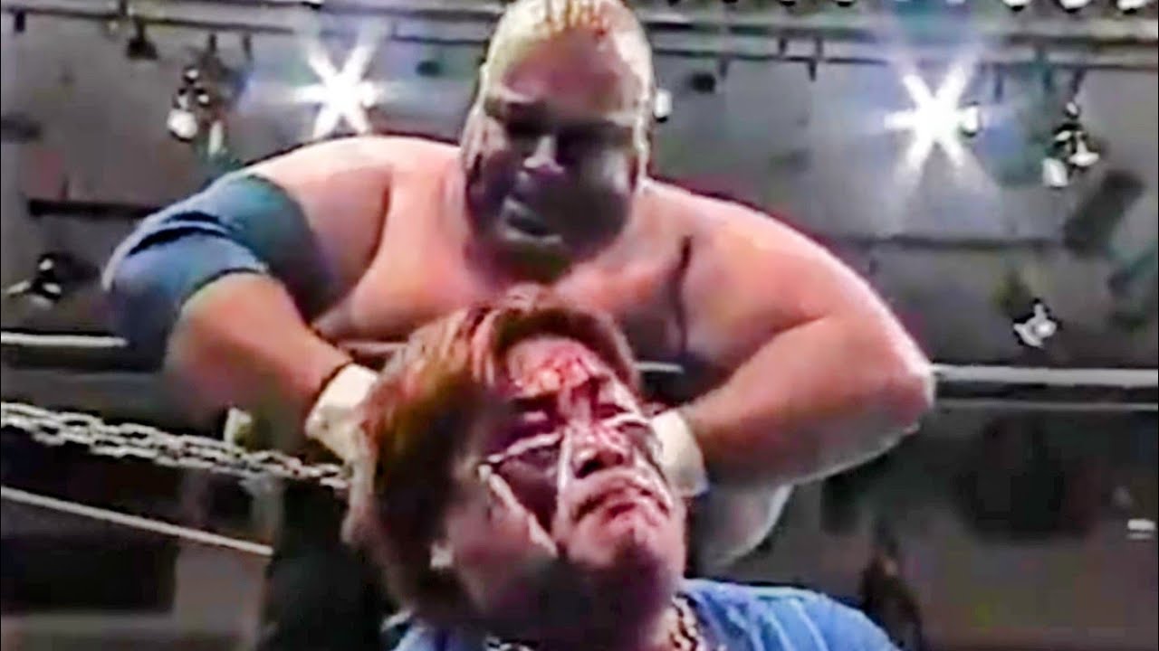 WWC P.R WVR ABDULLAH VS SHADOWS WX 1/10/1999 PRISON CABLE DEATH MATCH ...