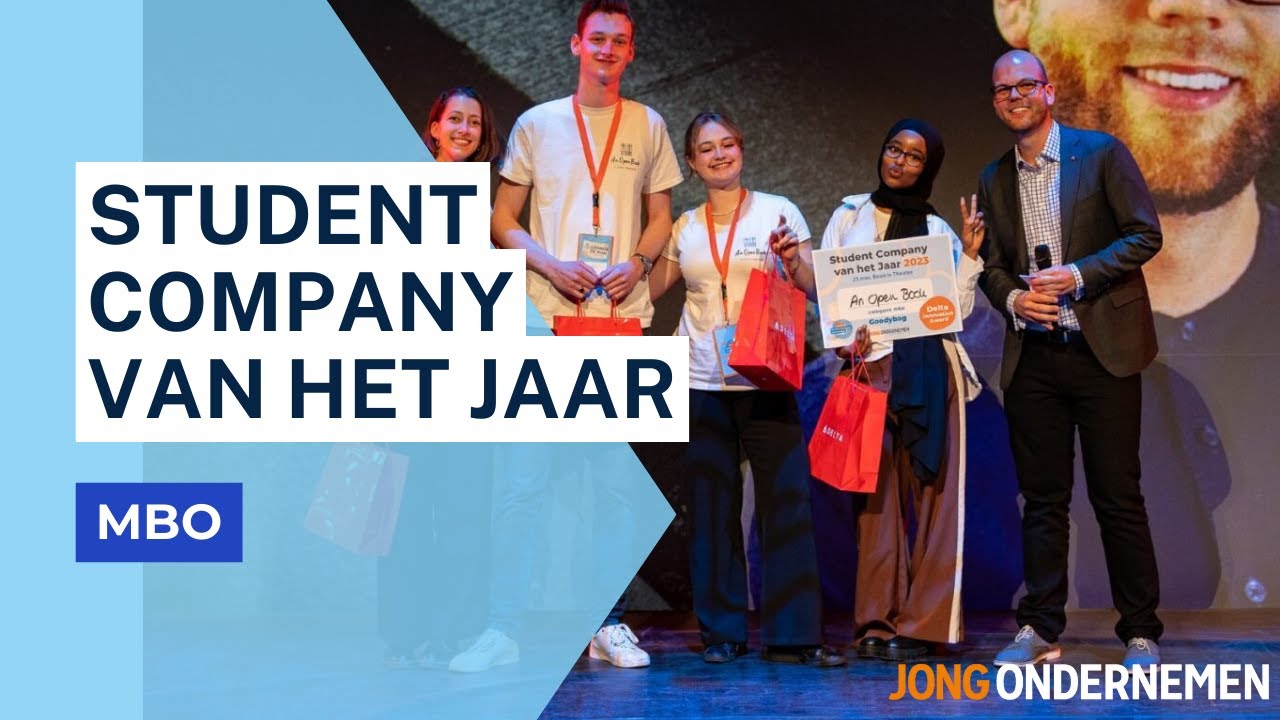 Student Company van het jaar 2023 MBO - Jong Ondernemen - YouTube