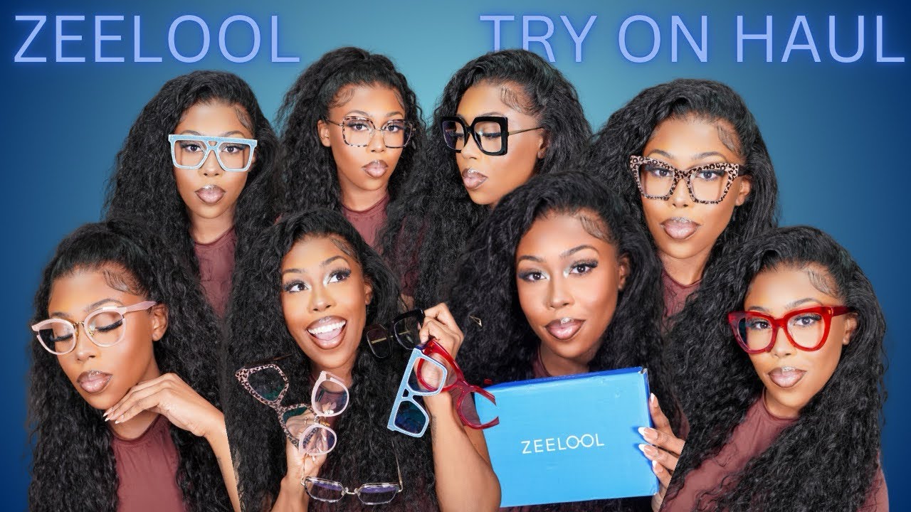 Zeelool Eyewear Haul and Review | 6 Frame Try On - YouTube